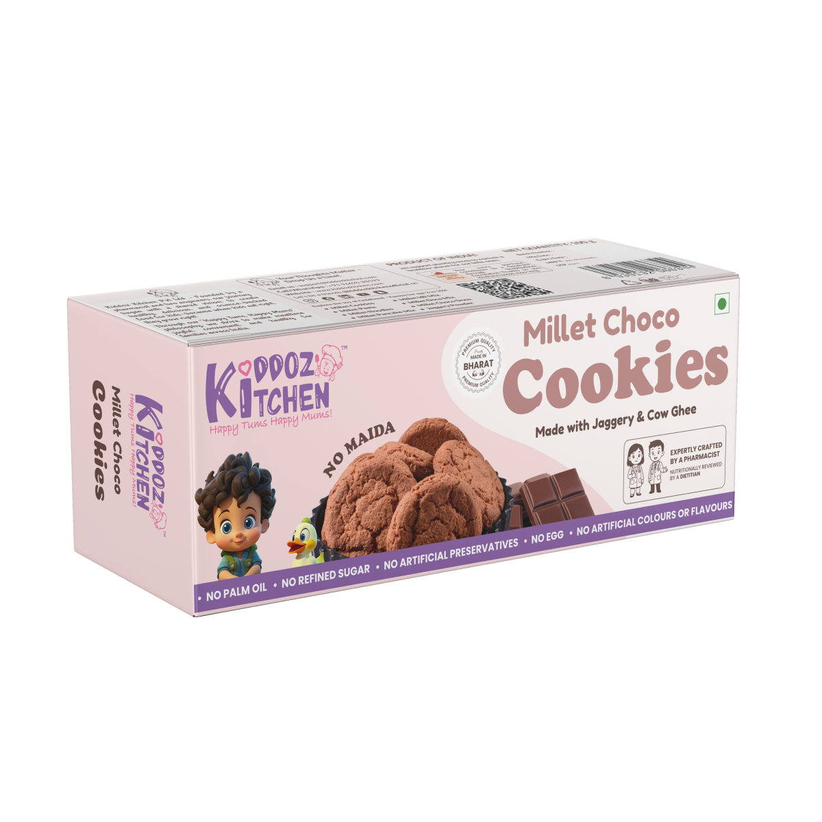 Multi Millet Chocolate Healthy Cookies (100g) – Kiddoz Kitchen